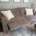 Latitude Run® Annistyn 86.6'' Wide Modern Corduroy Square Arm Power Reclining Loveseat With USB ...